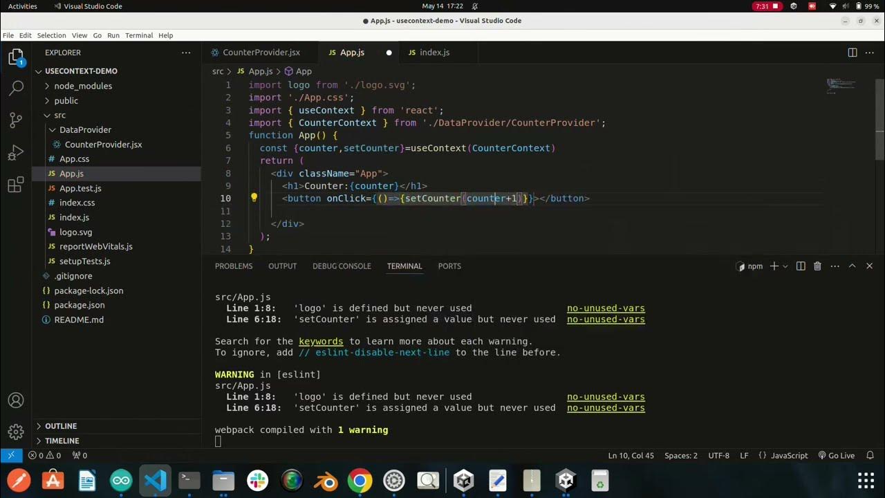 React js Data Sharing With useContext Hooks #paradisehope #paradise #reactjs #usecontext # ...