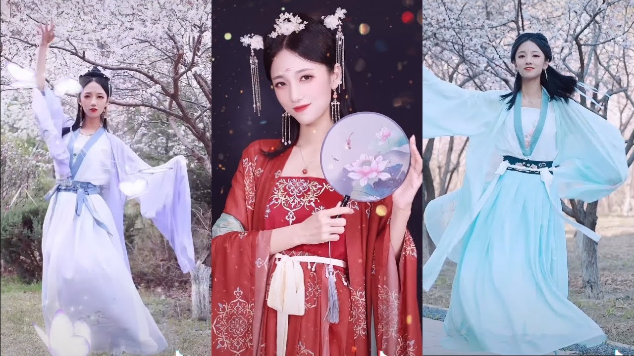 Chinese girl wearing Hanfu dancing traditional Chinese dance | 小姐姐穿汉服跳 ...