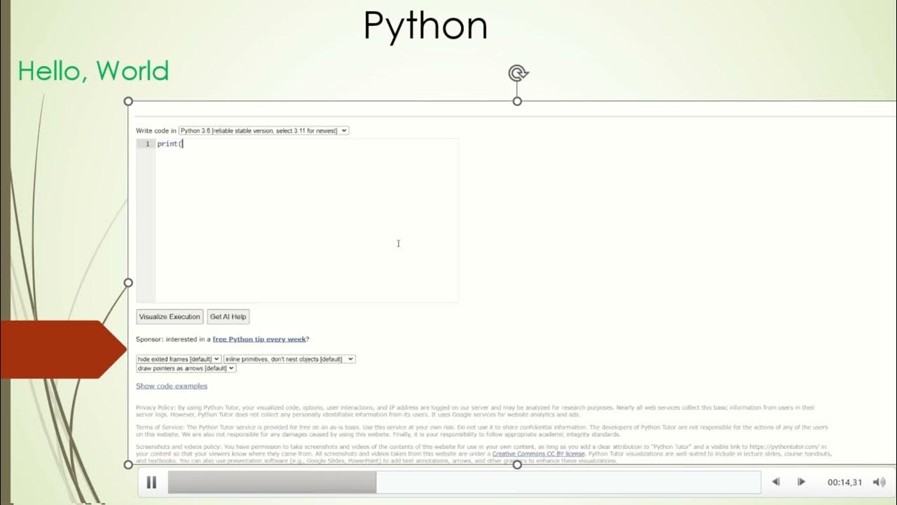 Python Programming: Your First 'Hello, World!' Program" - YouTube