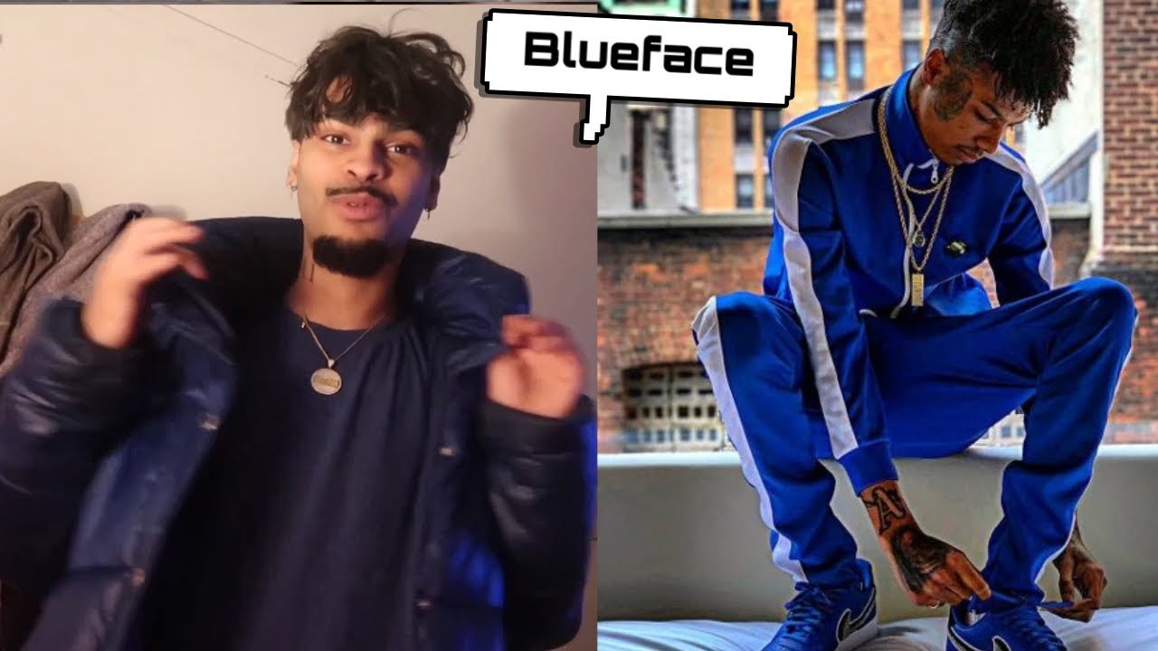 Trying to Dress like (Blueface) - YouTube