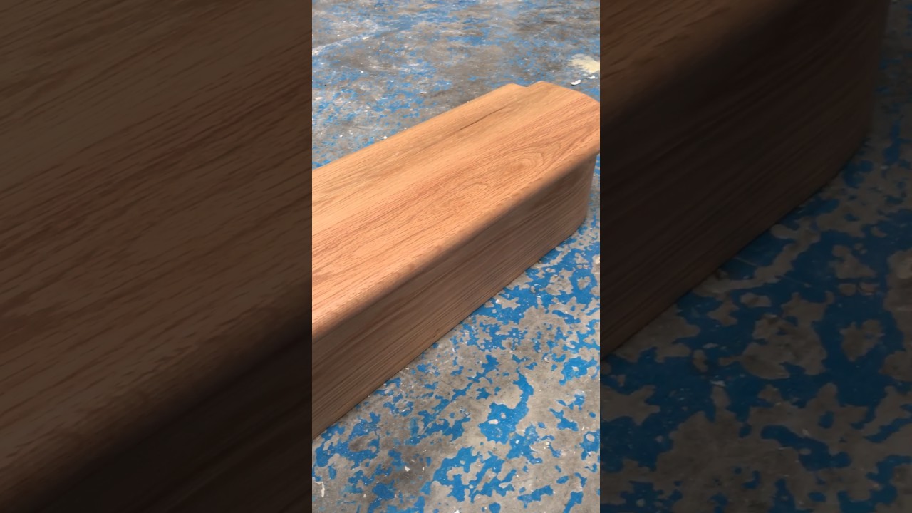 Oak Bullnose Step - YouTube