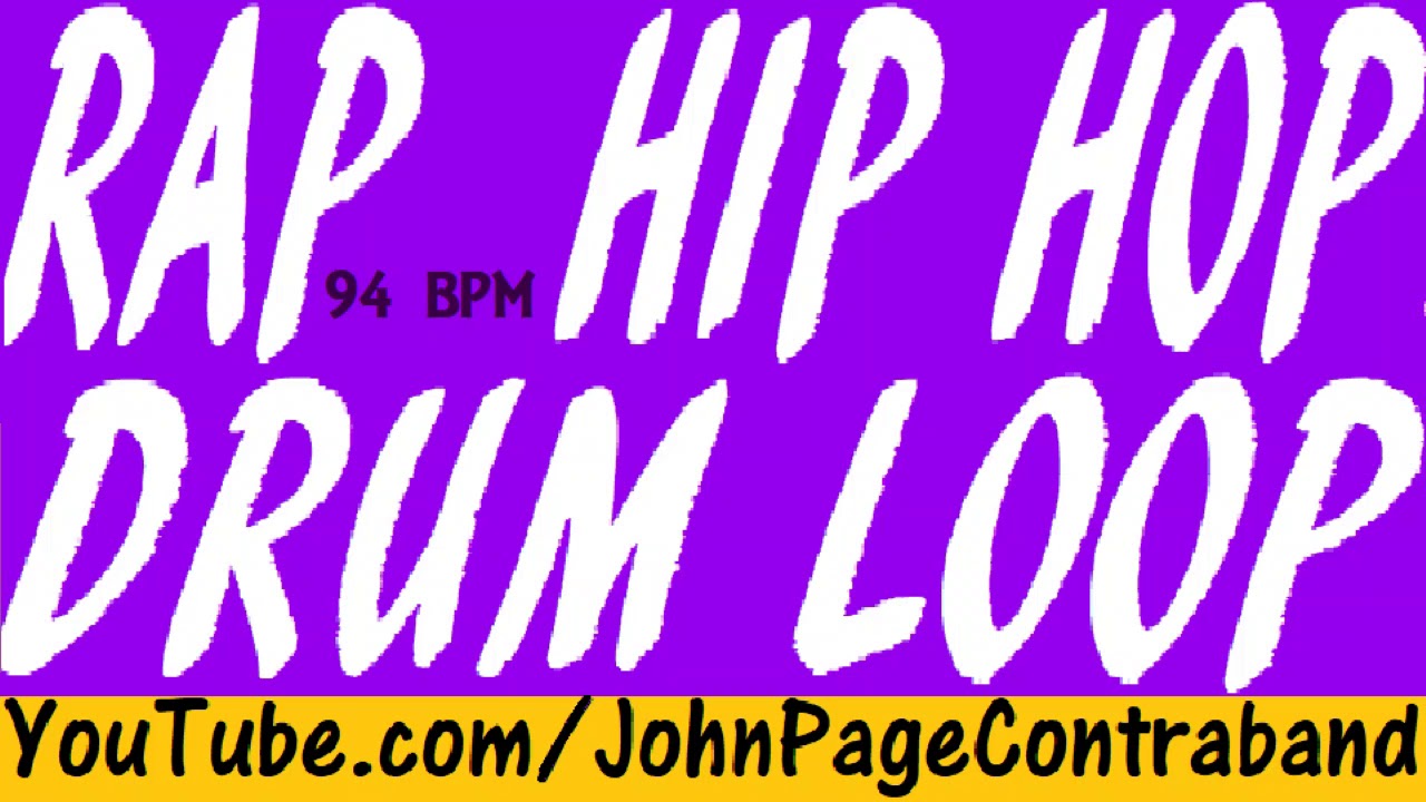 Rap Hip Hop Drum Beat Track Loop 94 bpm FREE - YouTube