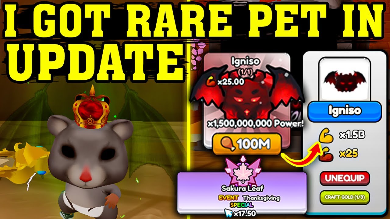 I Got 1.5b Rare Pet In New Update On Pull A Sword (Roblox)! - YouTube