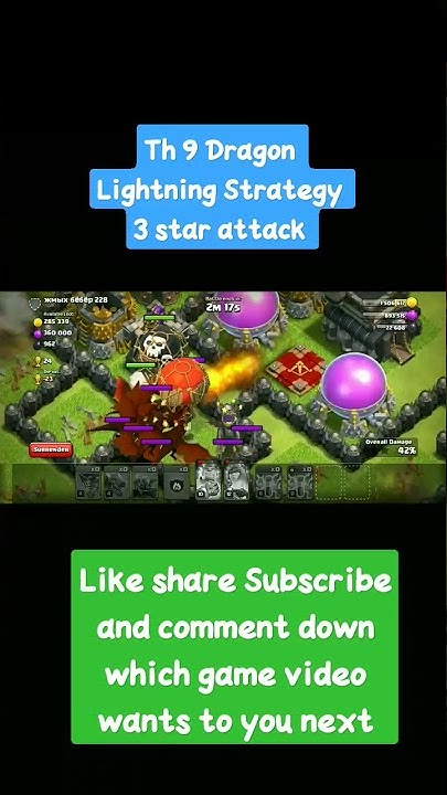 TH 9 Dragon Lightning Strategy || 3 Star Attack || #coc #sumit007 #papamogambo #judoslothgaming ...