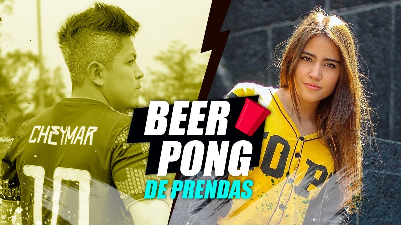 BEER PONG DE PRENDA CHEYMAR VS MERCEDES ROA - YouTube