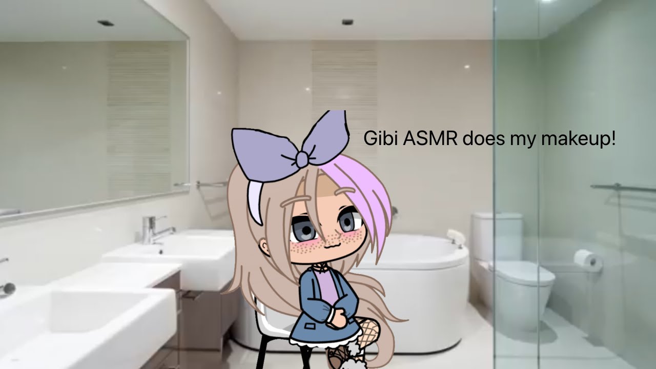 Gibi ASMR does my New Years makeup! (Gacha) - YouTube