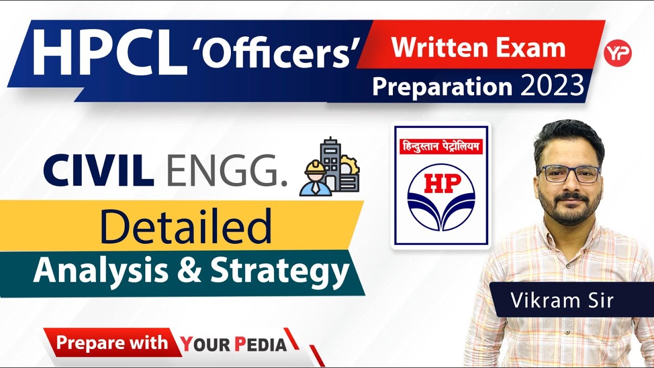 Analysis & Strategy HPCL Civil Engg. officers preparation 2023 ...