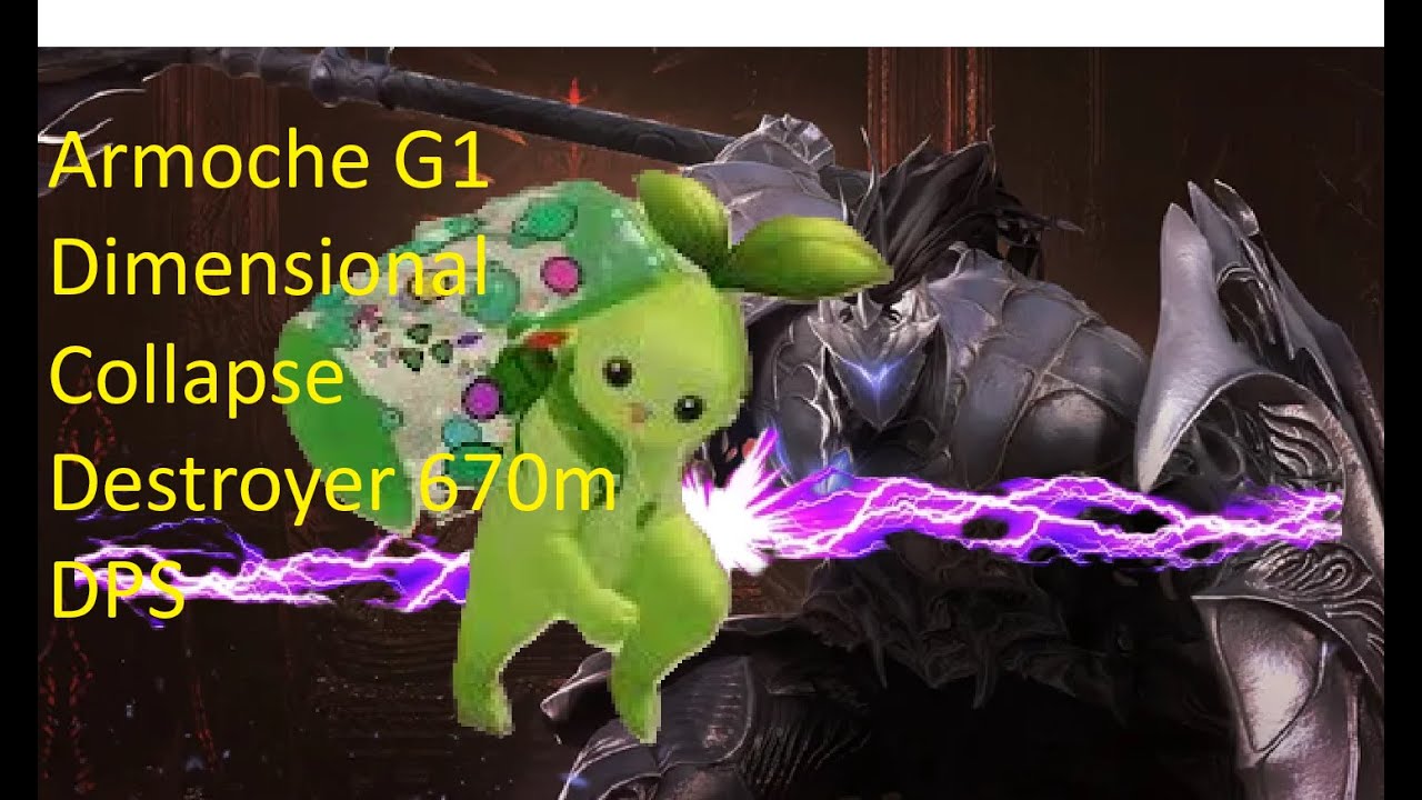 Lost Ark Dimensional Collapse Destroyer 670m DPS Armoche HM G2 - YouTube