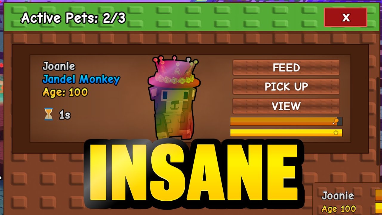 I Got an ADMIN PET JANDEL MONKEY in Grow a Garden... AND IT'S INSANE! - YouTube