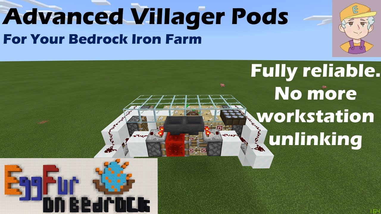 Advanced Villager Pods for Iron Farms (10, 20, 30 or 40 villagers ...