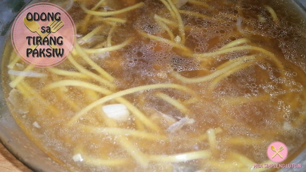 HOW TO COOK ODONG GAMIT ANG TIRANG ULAM | ODONG RECIPE - YouTube