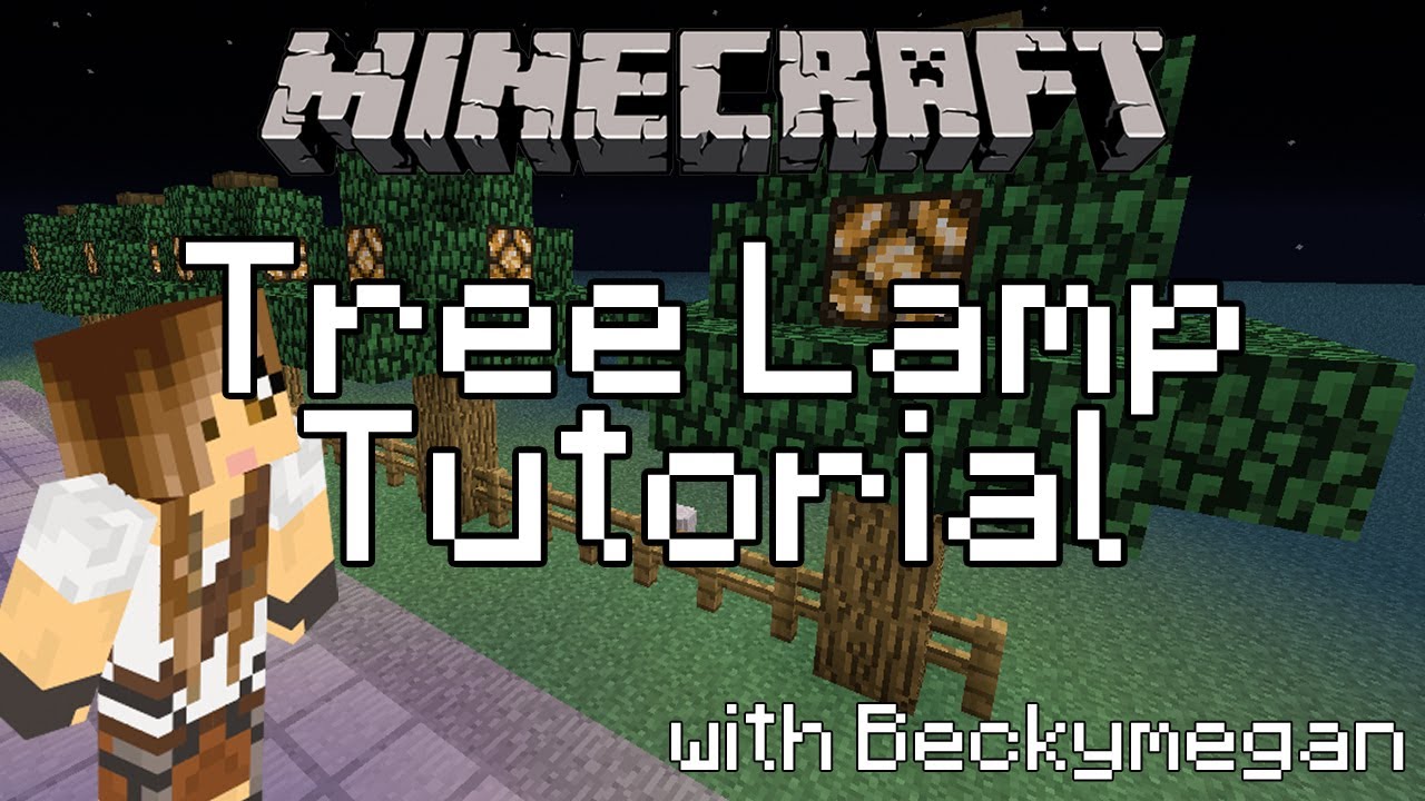 How To: Make a Tree Lamp Design in Minecraft Tutorial; Ep. 1 - YouTube