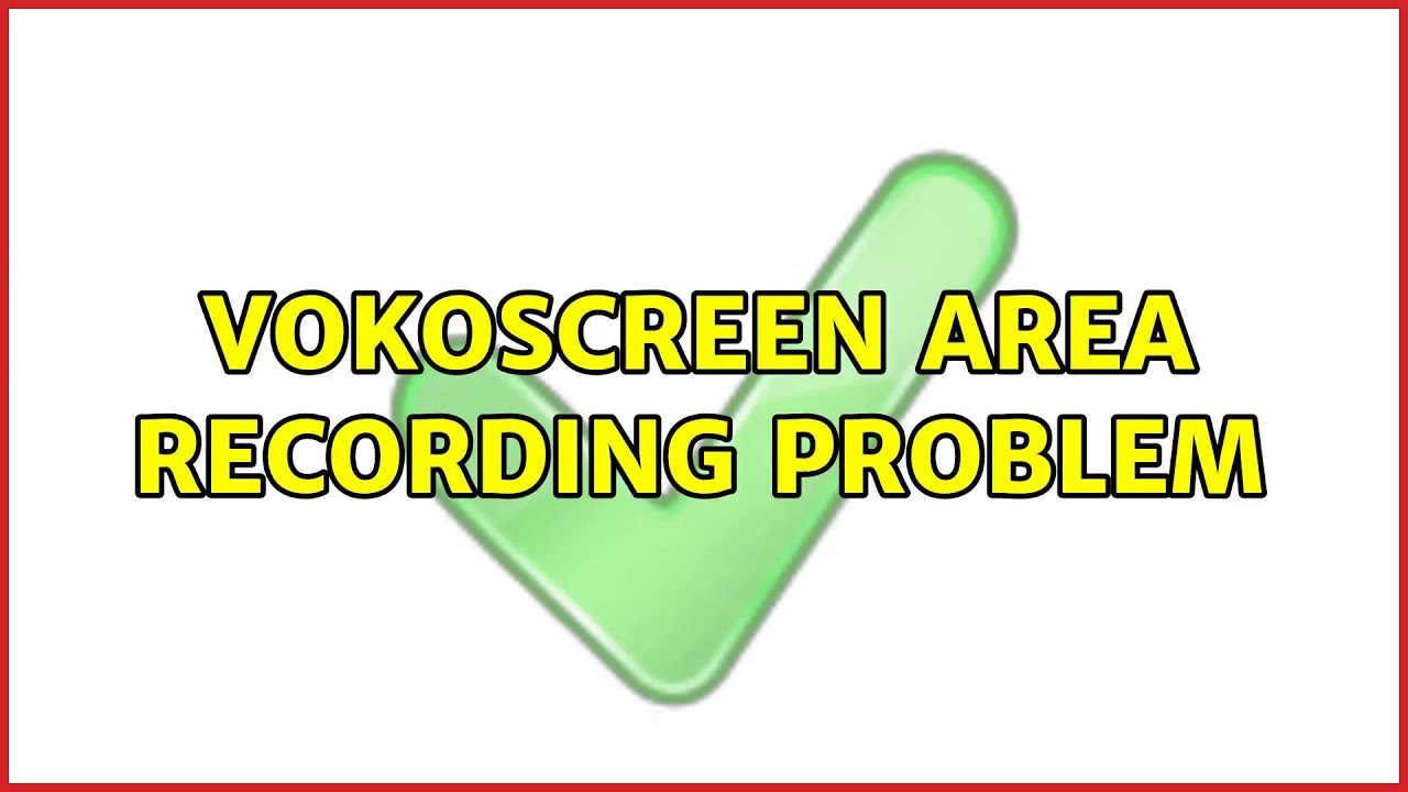 Ubuntu: Vokoscreen area recording problem - YouTube