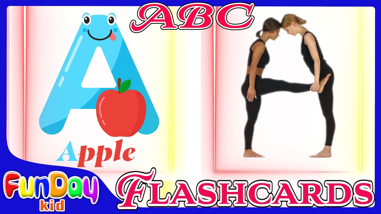 Human Alphabet - Learning ABC for Kids - ABC Flashcards for Toddlers ...