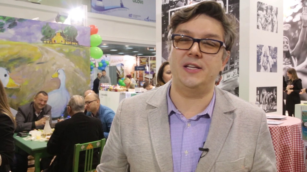 Nemanja Rotar većnik za kulturu i omladinu grada Pančeva 39. sajam ...