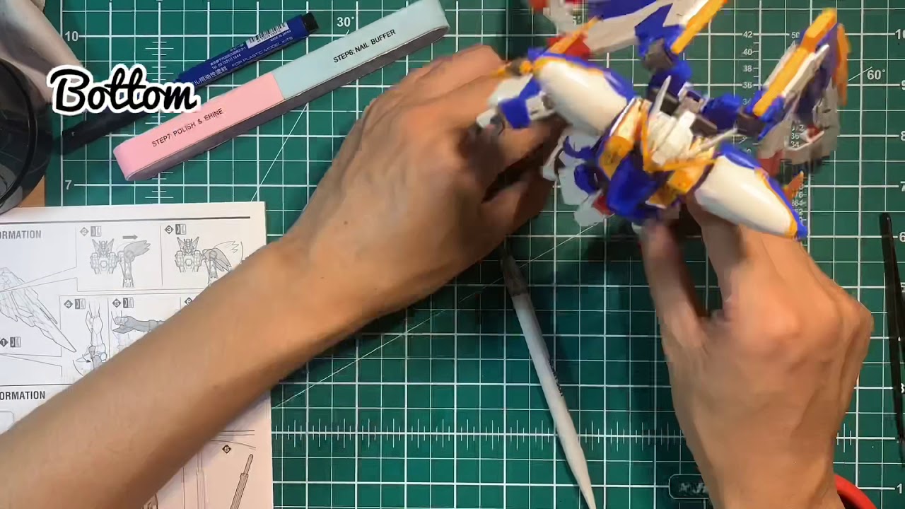 Time lapse MG WING GUNDAM VERKA - YouTube
