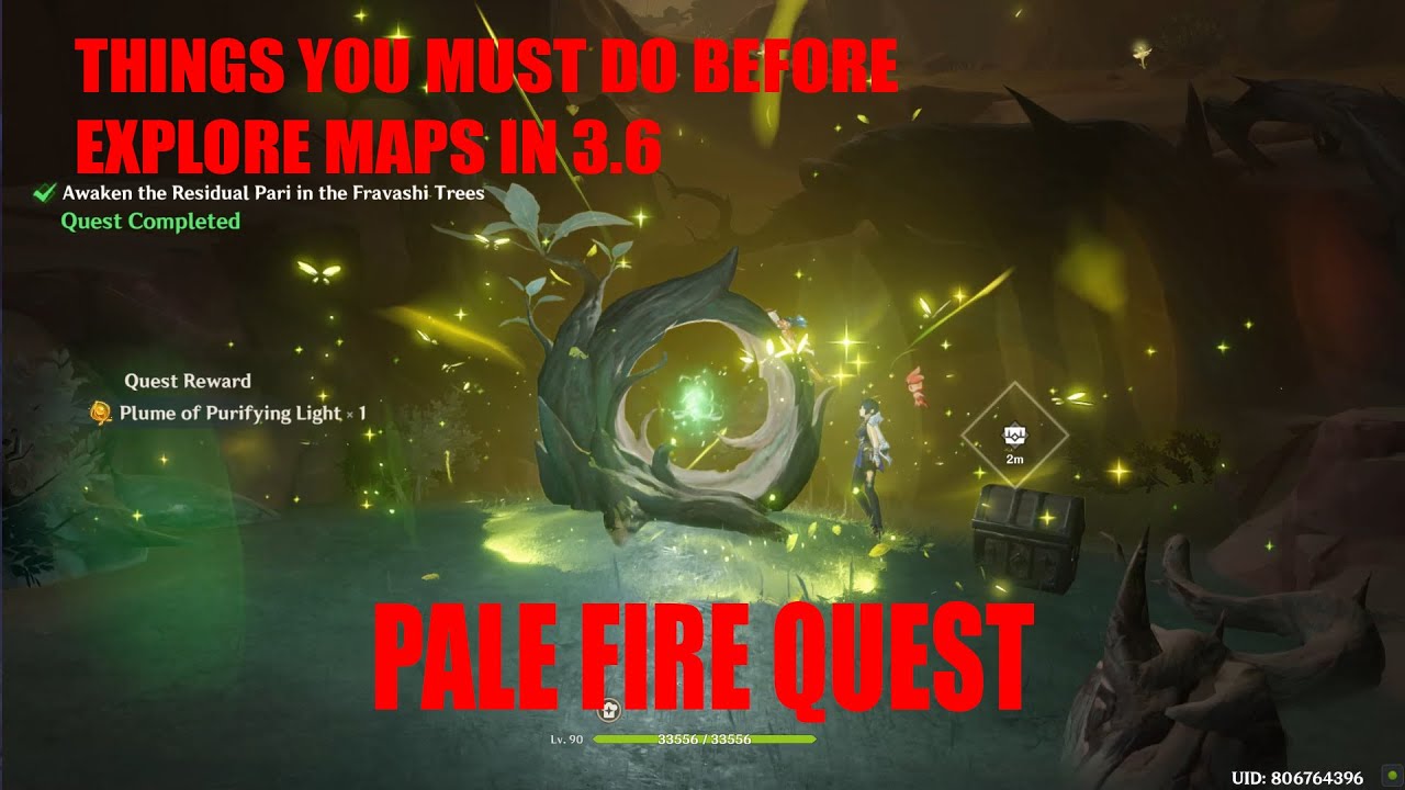 PALE FIRE - GENSHIN WORLD QUEST 3.6 - YouTube