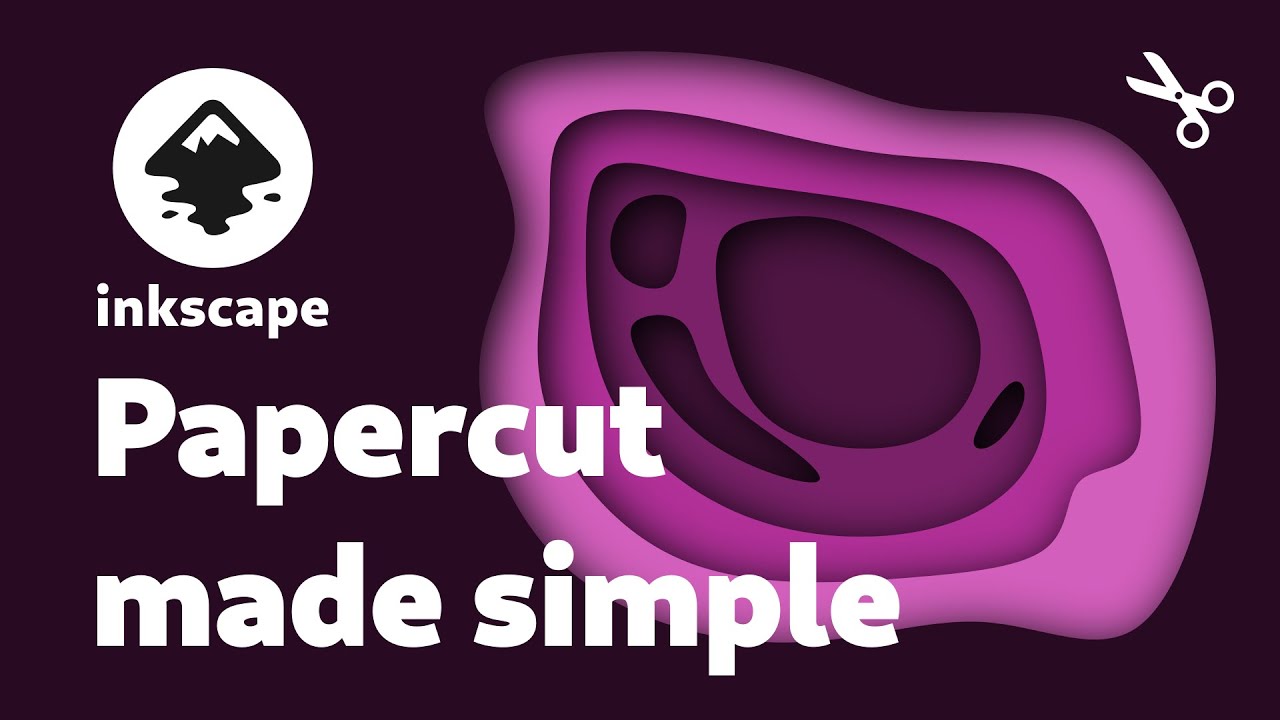 Create Papercut Effect with Inkscape - YouTube
