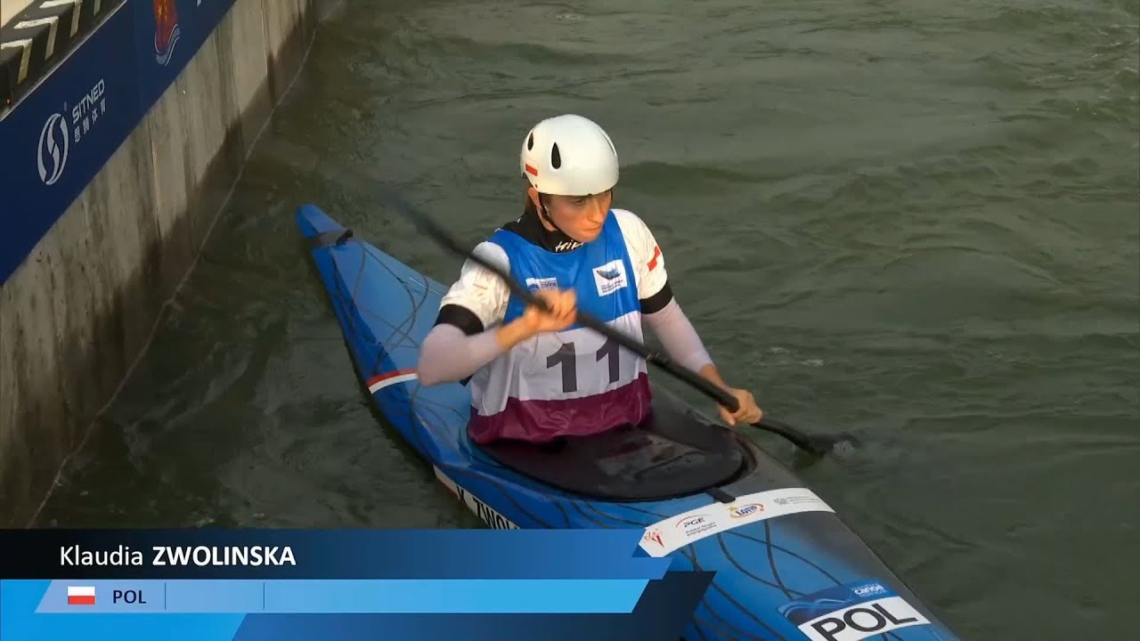 Klaudia Zwolinska Poland / Kayak Slalom Final / 2024 ICF Hangzhou Super ...