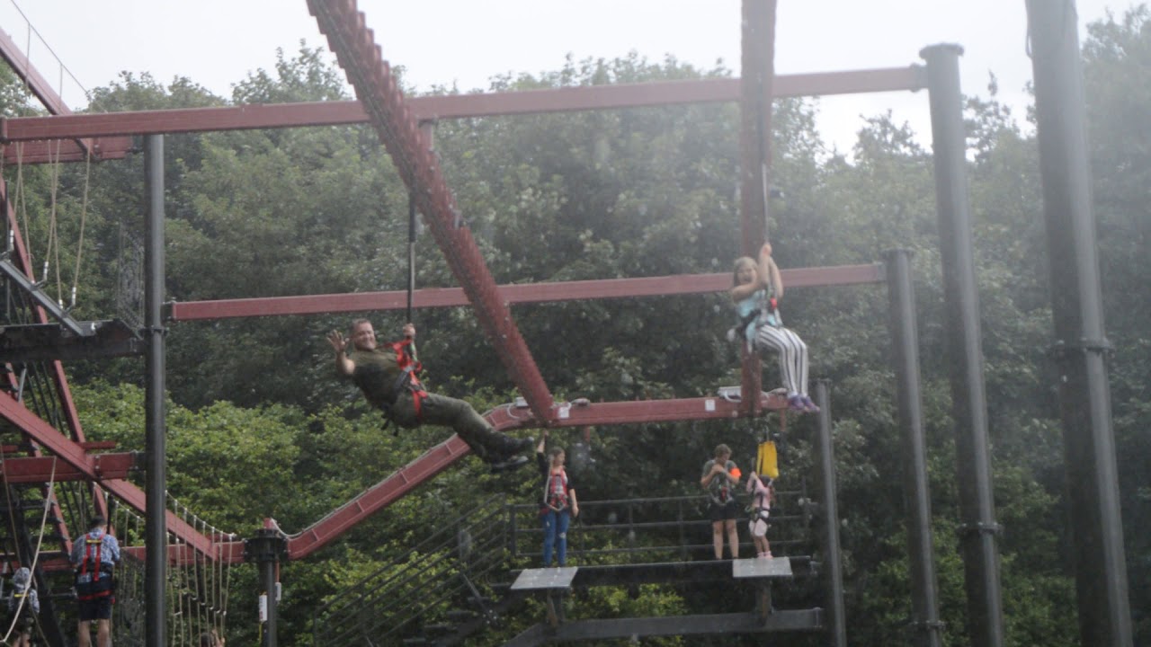 Roarr! Dinosaur Adventure Predator High Ropes - YouTube