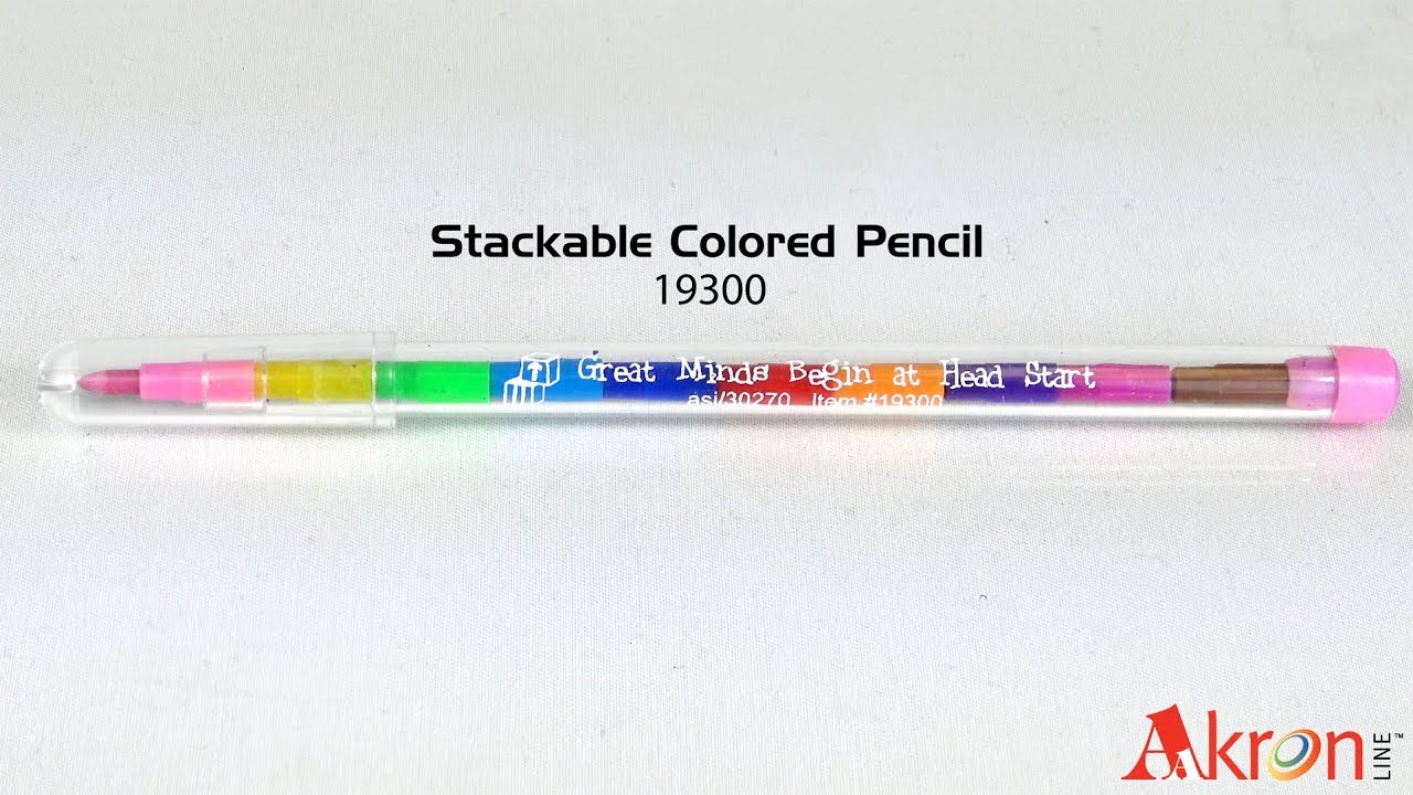 Stackable Colored Pencil 19300 - YouTube