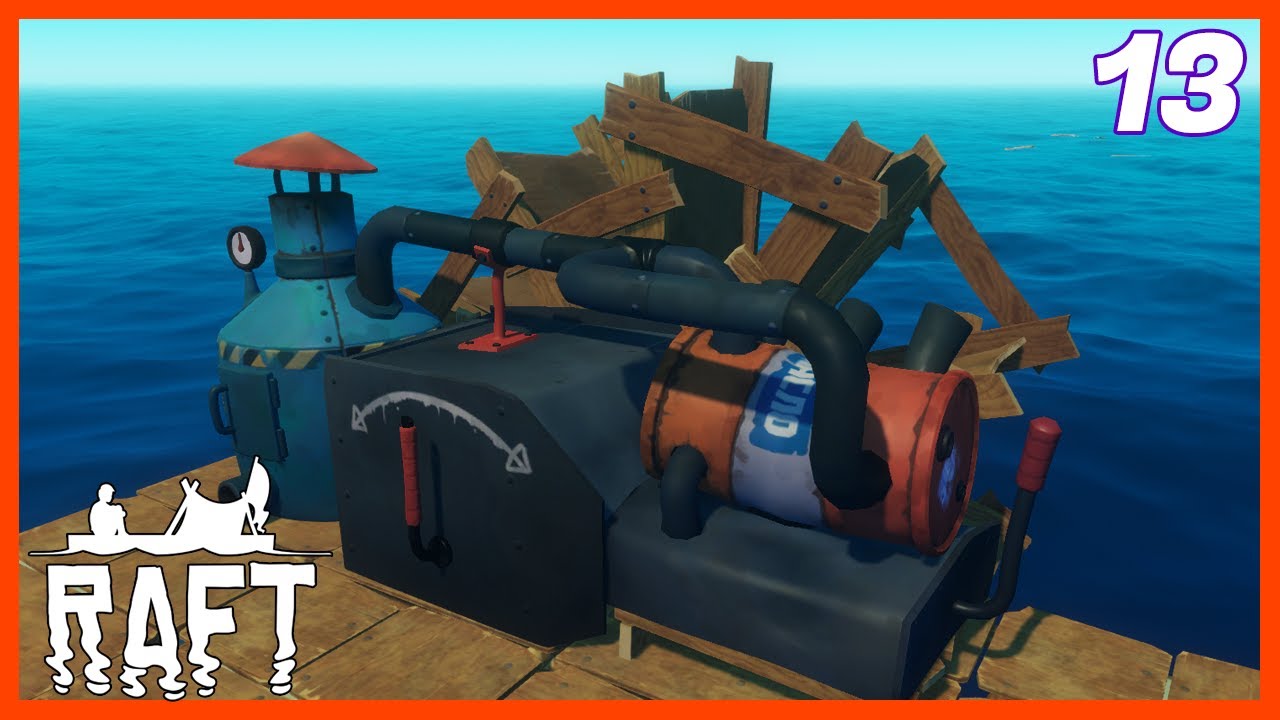 RAFT #13 ¡MOTORES! | Gameplay Español - YouTube