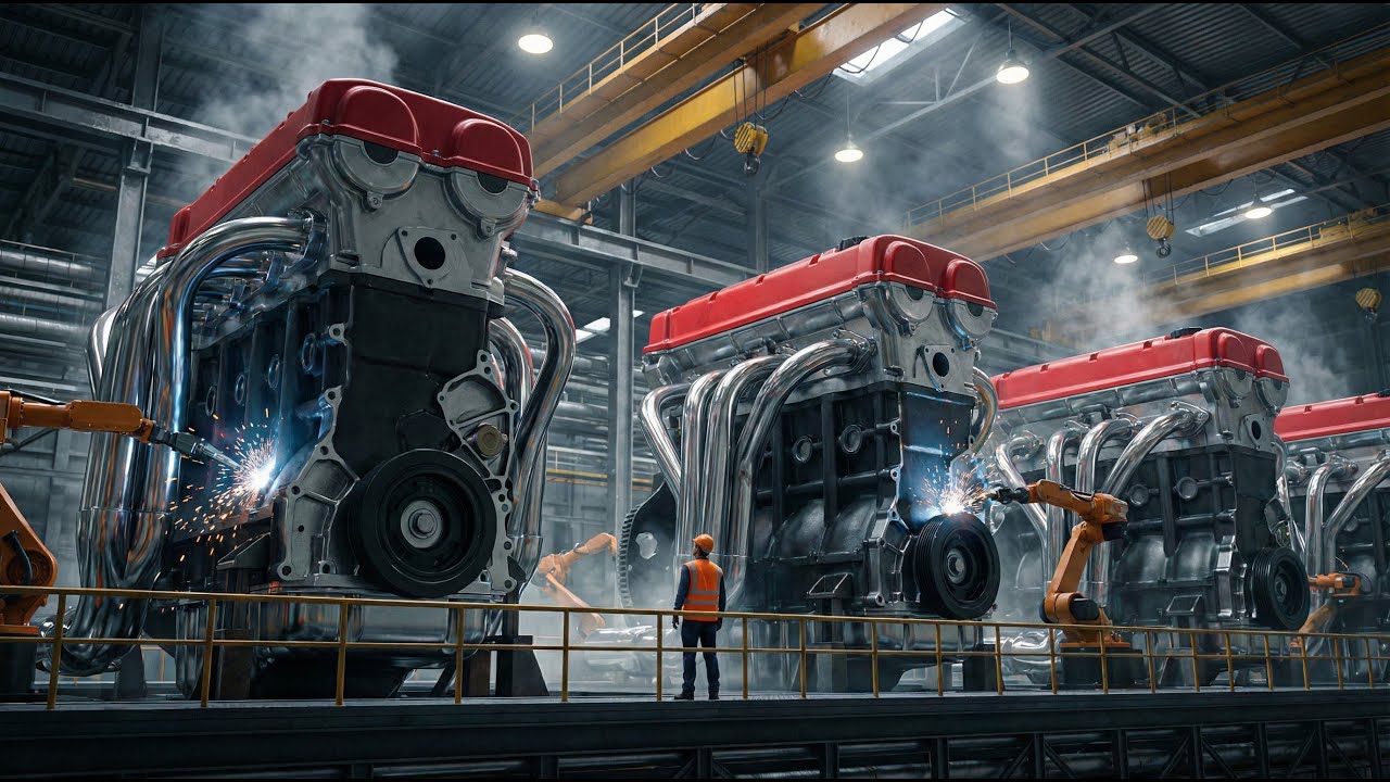 10,000 Engines Built in ONE DAY! Inside The Automotive Mega Factory ...