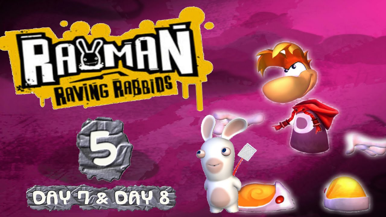 Rayman Raving Rabbids - Day 7 & 8 - YouTube