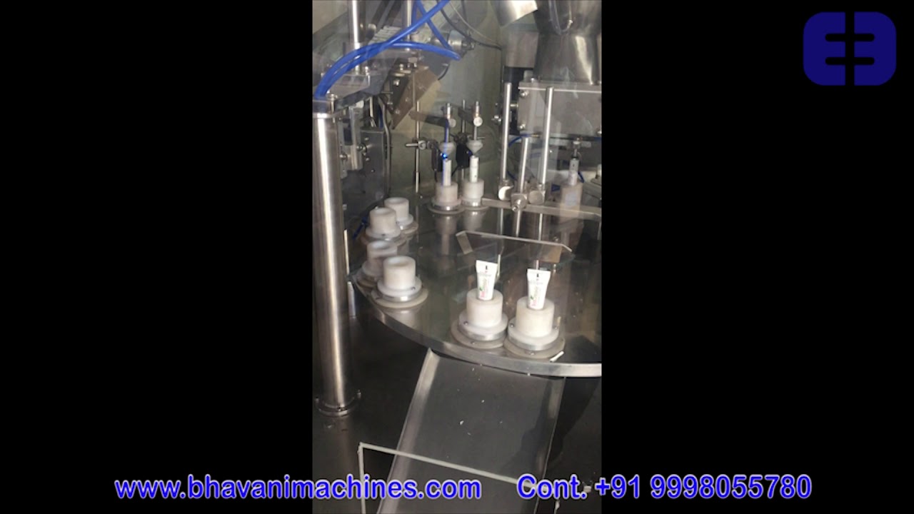 Fully Automatic Tube packing Machine by Bhavani Engineering Works Ahmedabad - YouTube