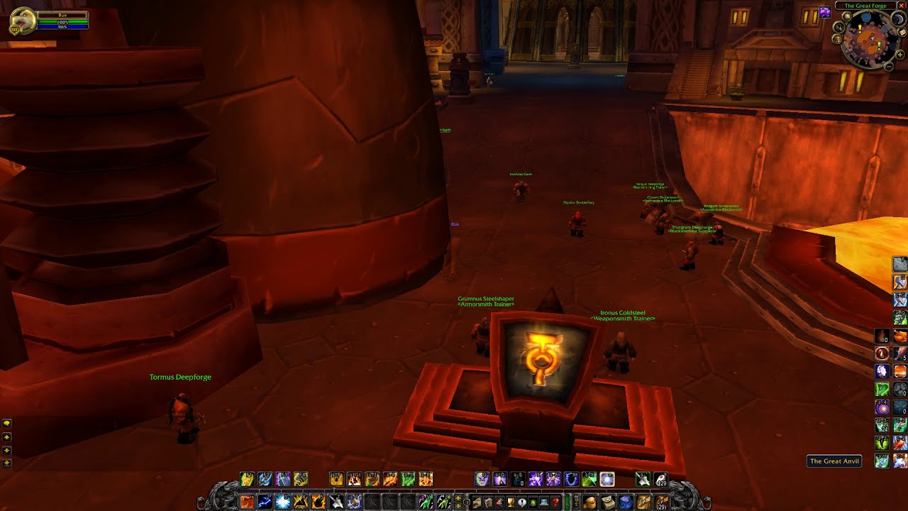 Ironforge Shaman Trainer Location, WoW TBC - YouTube