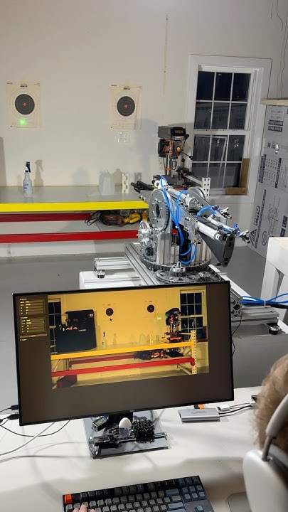 Quick demo of the Python Tkinter GUI, connects to the ESP32 via websocket #python #robotics ...