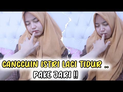 NGILUU !! GANGGUIN ISTRI LAGI TIDUR ! ENDINGNYA MALAH DI G1G1T !!