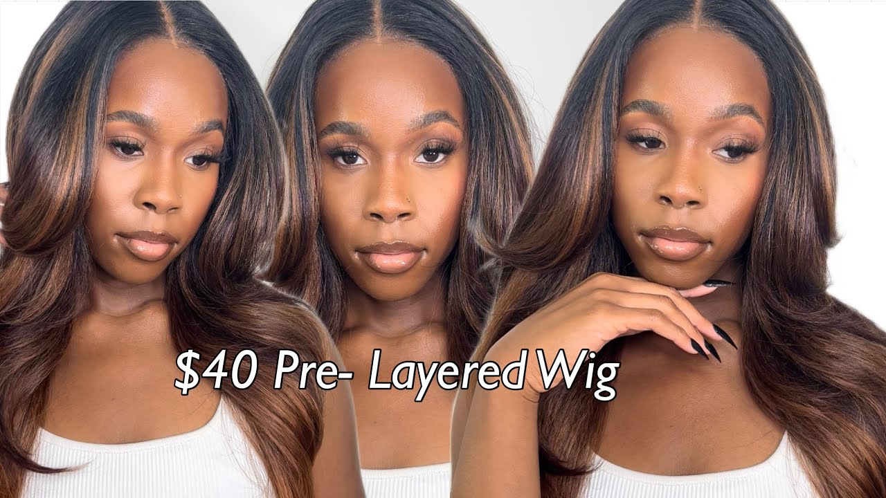 $40 LAYERED WIG?! | *NEW* Outre Melted Hairline “Keeshon” | Taylor ...