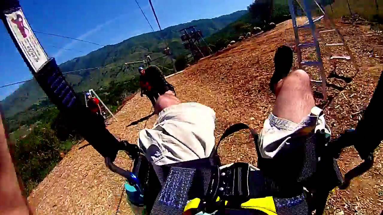 San Diego- La Jolla Zoom Zip Line - YouTube