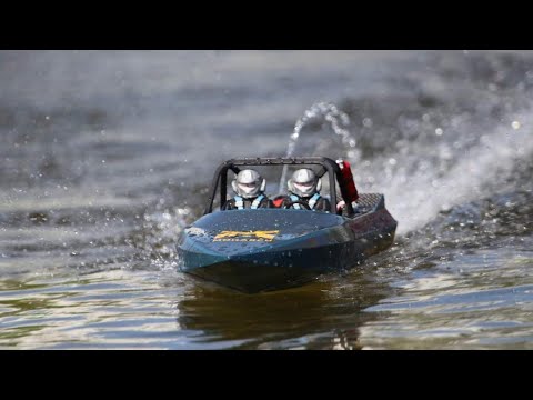 3D Printed M-Jet Jetsprint RC Boat @4S Testrun 1 - YouTube