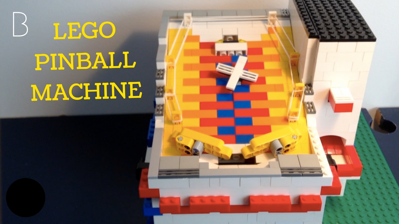Lego Pinball Machine V1 - BEST MACHINE YET - Brixsters - YouTube