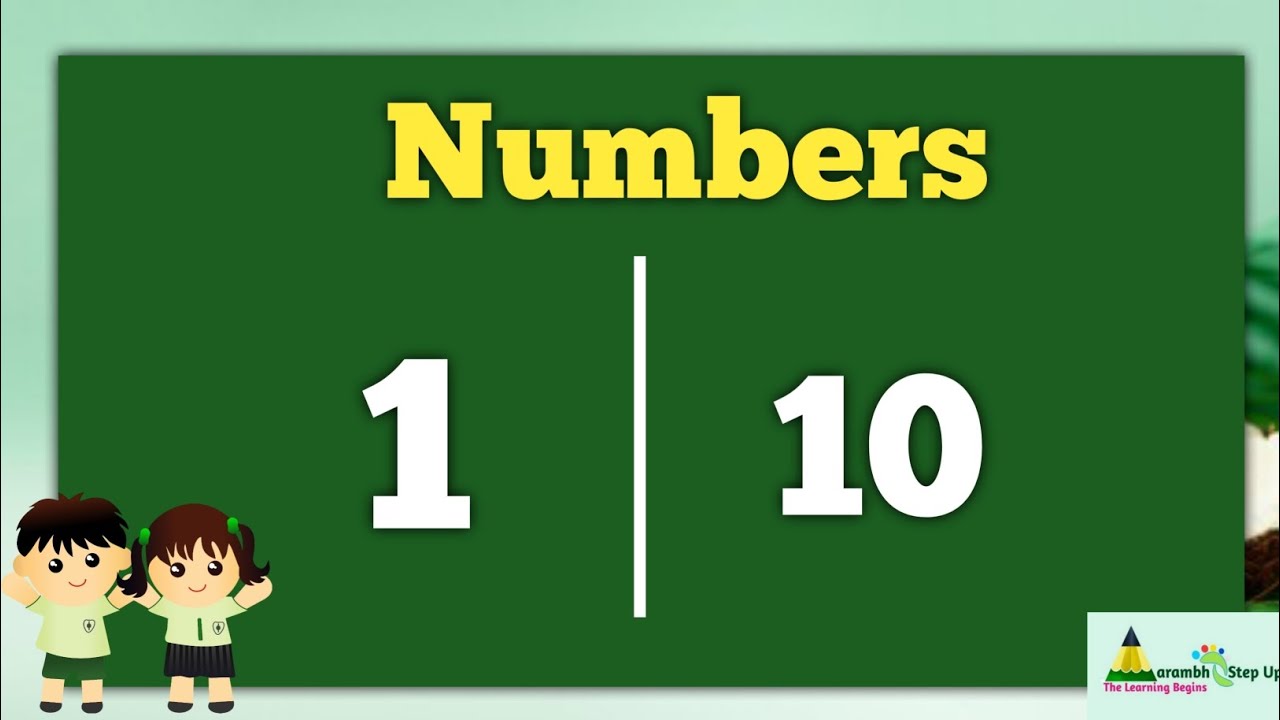 learn numbers 1 to 10 | counting numbers 1 to 10 | 123456789 | toddler ...