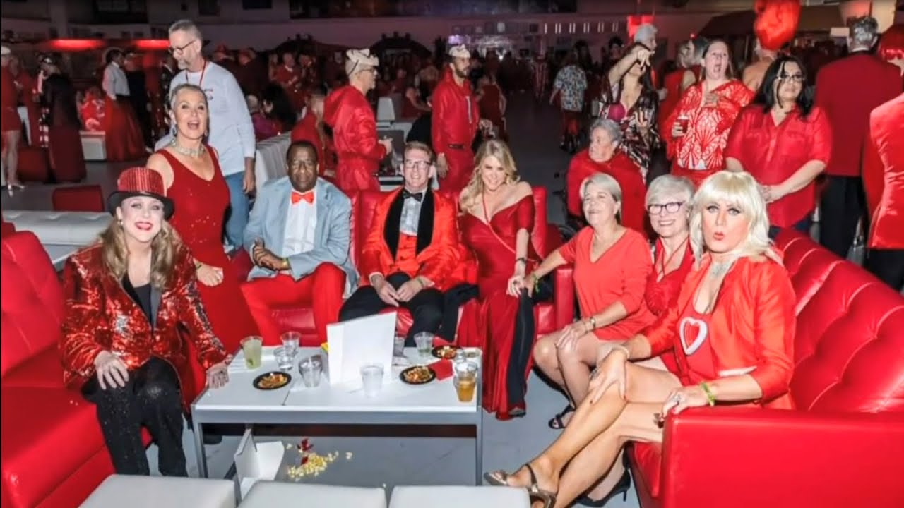 SHIRLEY SHAGWELL AKA Jason Thompson covers the 2023 Red Dress party at ...