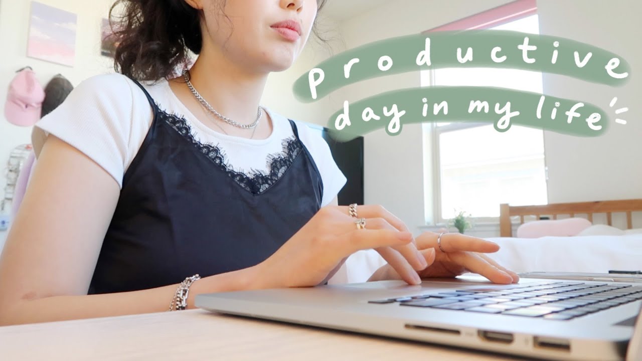 a VERY productive day in my life bc i procrastinated a lot - YouTube