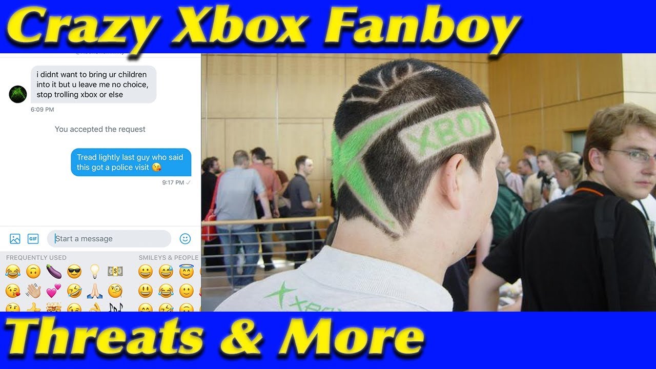 Crazy Xbox Fanboy Threatens Kids & Praises Death WOW - YouTube