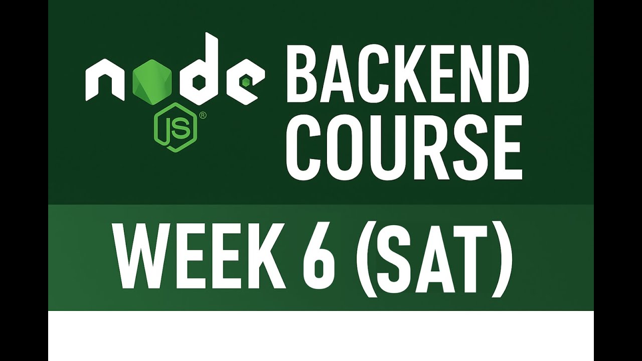 Week 6 (Sat) - Apache Kafka for High-Volume Data Processing - YouTube