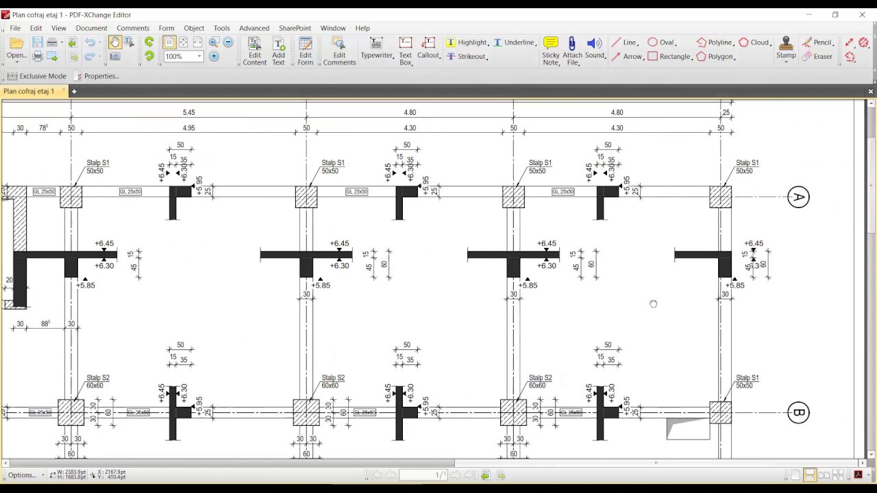 31 Plotare plan cofraj - YouTube