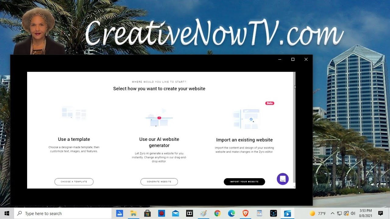 Creative Now TV - Create Your Website LESSON by Karen Barron - YouTube