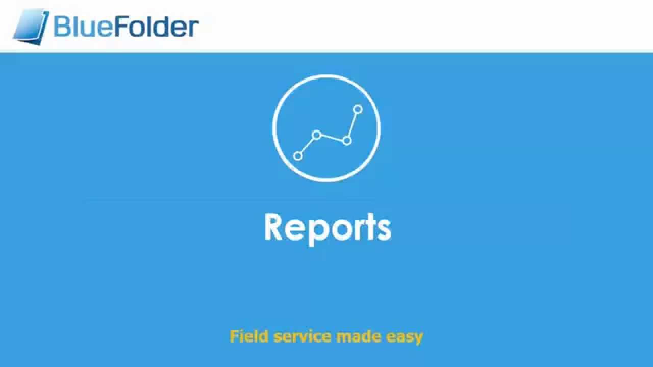 BlueFolder Reporting Overview - YouTube