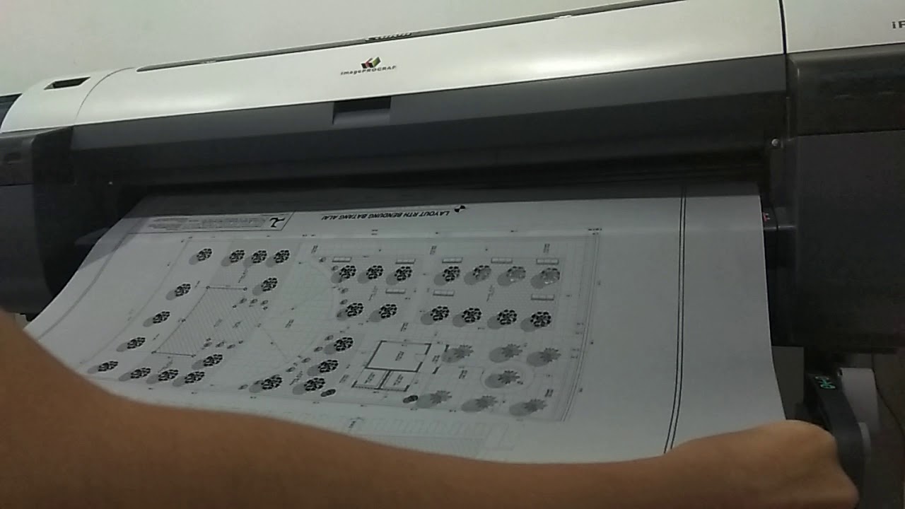 Canon IPF750 Print Kalkir Demo - YouTube