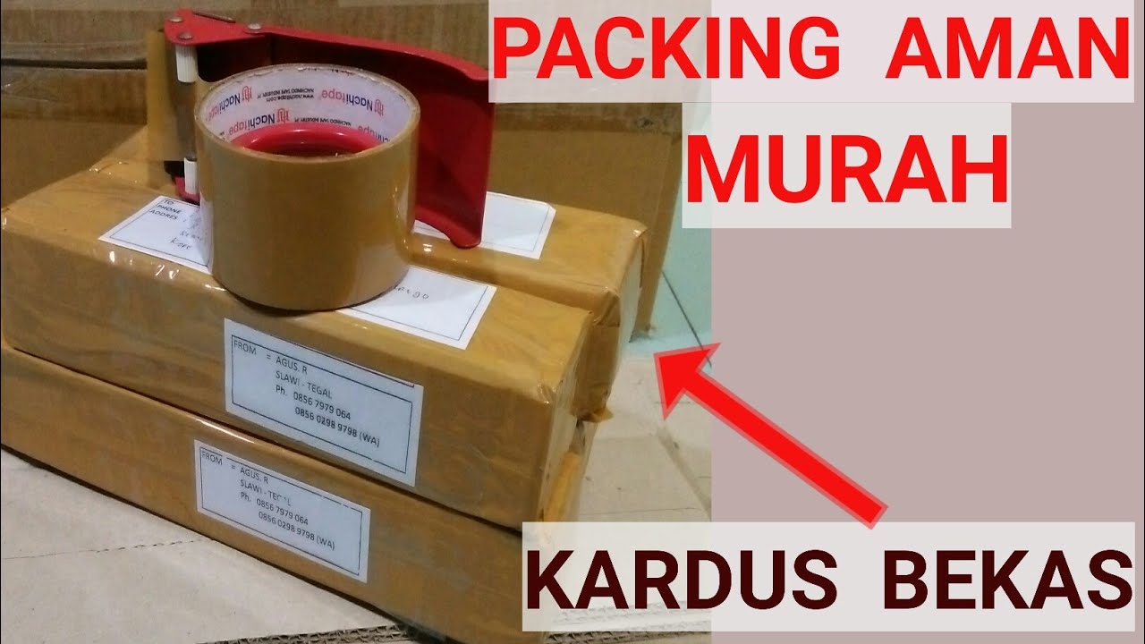 Cara packing barang | packing paket - YouTube