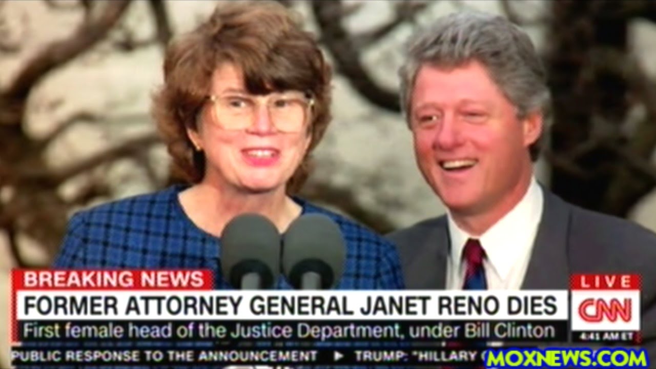 Waco Mass Murderer Janet Reno Dies At 78 - YouTube