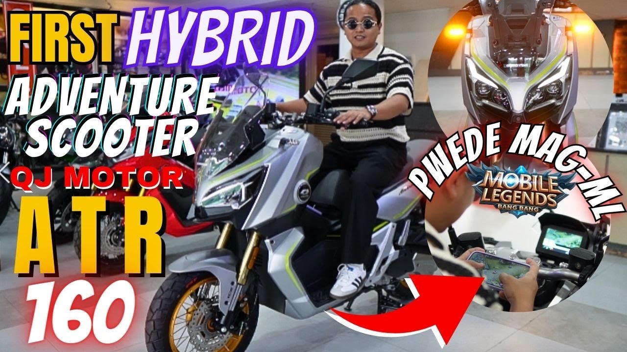 Kauna Unahang Hybrid Adventure Scooter ATR 160! - YouTube