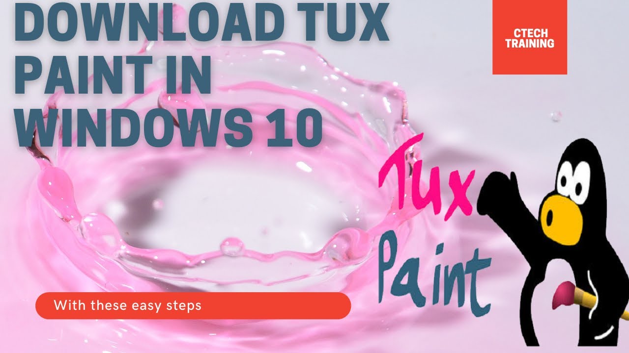 Tux paint Tutorial- How to Download Tux paint in Laptop Windows 10, 8.1 ...