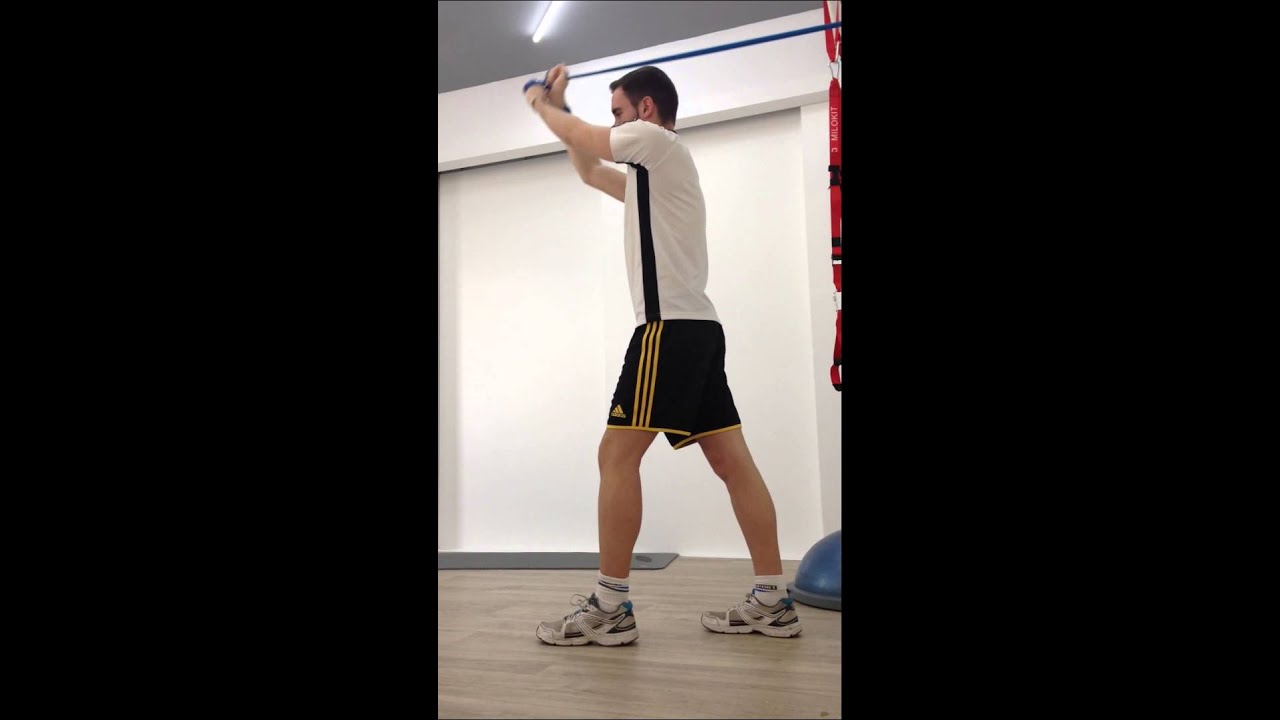 6. Pull over con banda elástica - YouTube